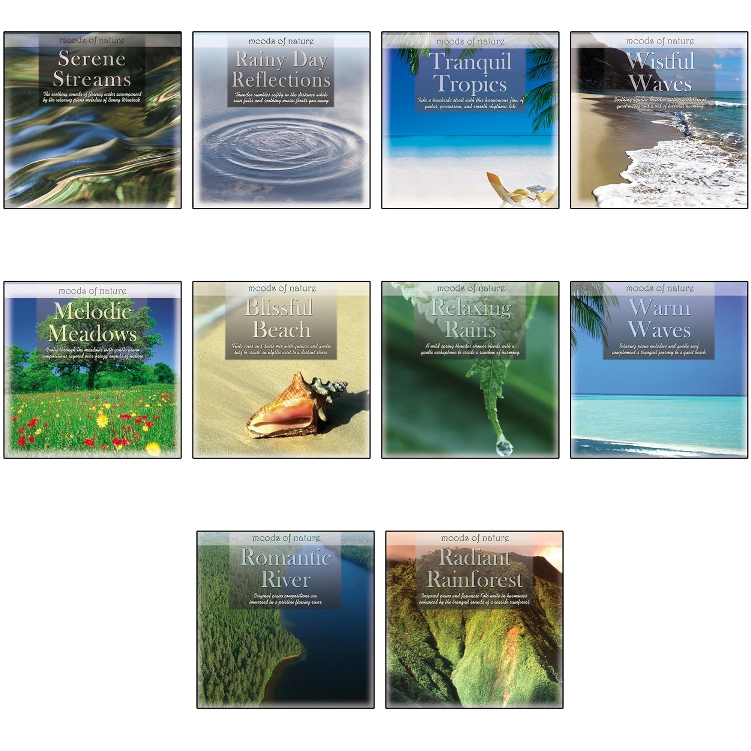 Buy Moods of Nature Music CDs - 10 pack Online at Low Prices in India ...