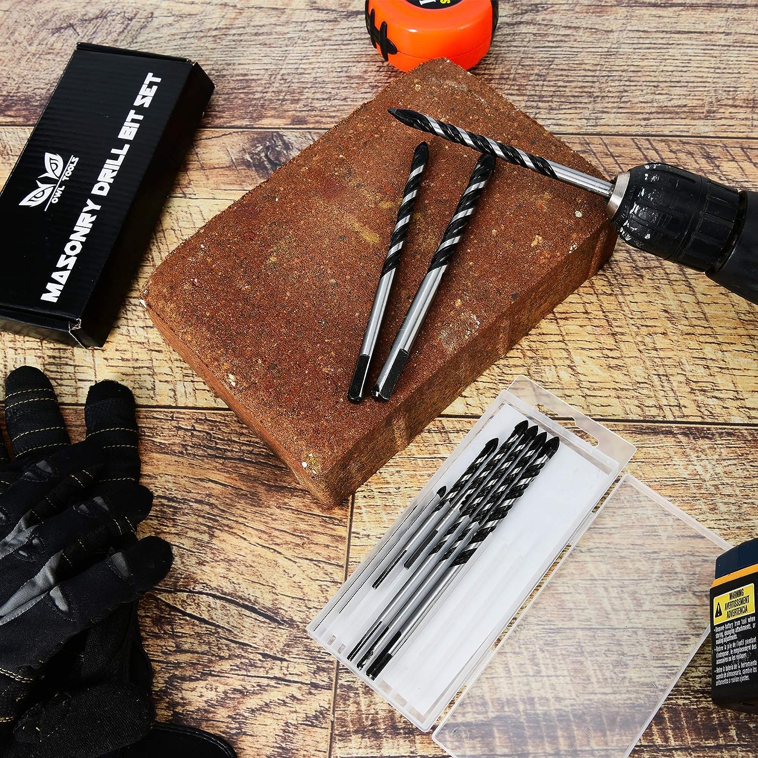 Snapklik.com : Owl Tools 5/32 Inch Masonry Drill Bits