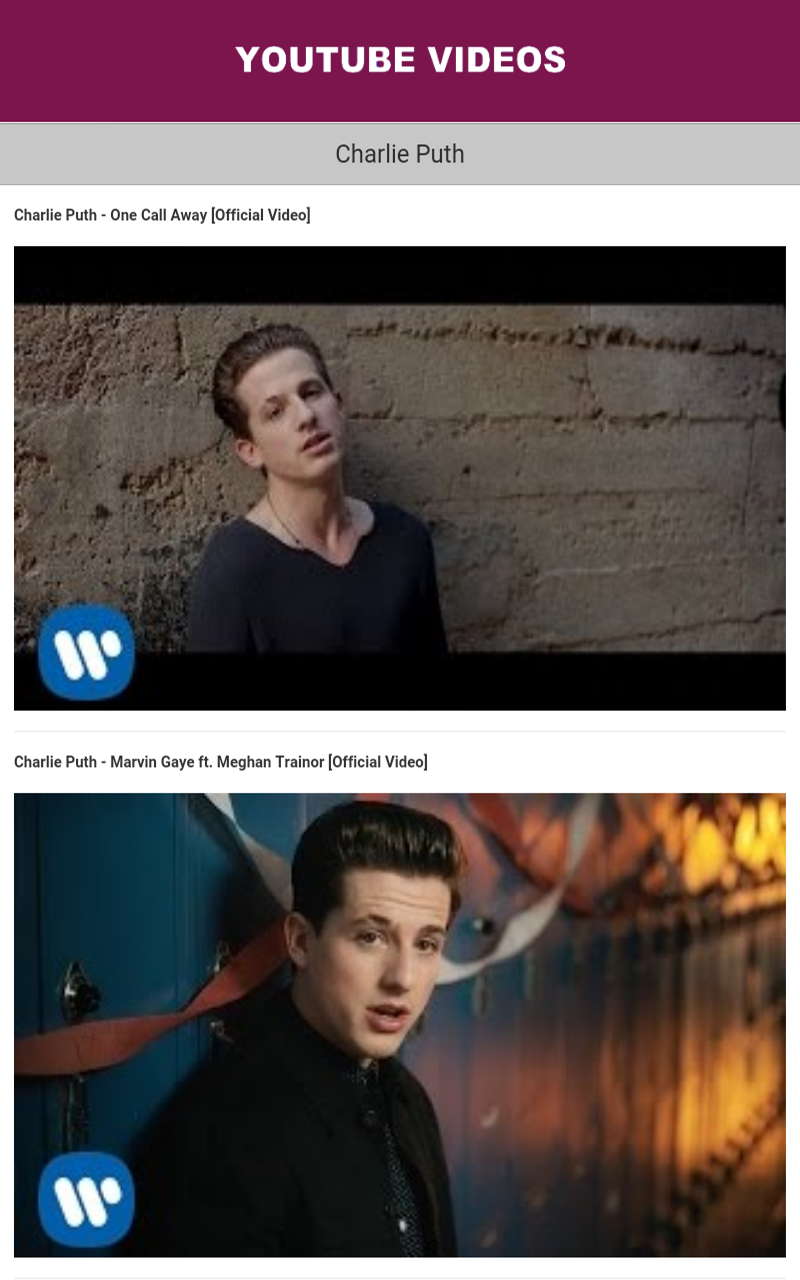 Unofficial Charlie Puth Fan App - App on Amazon Appstore