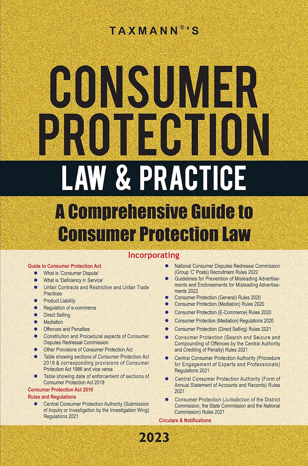 Buy Taxmann's Consumer Protection Law & Practice – Comprehensive guide ...
