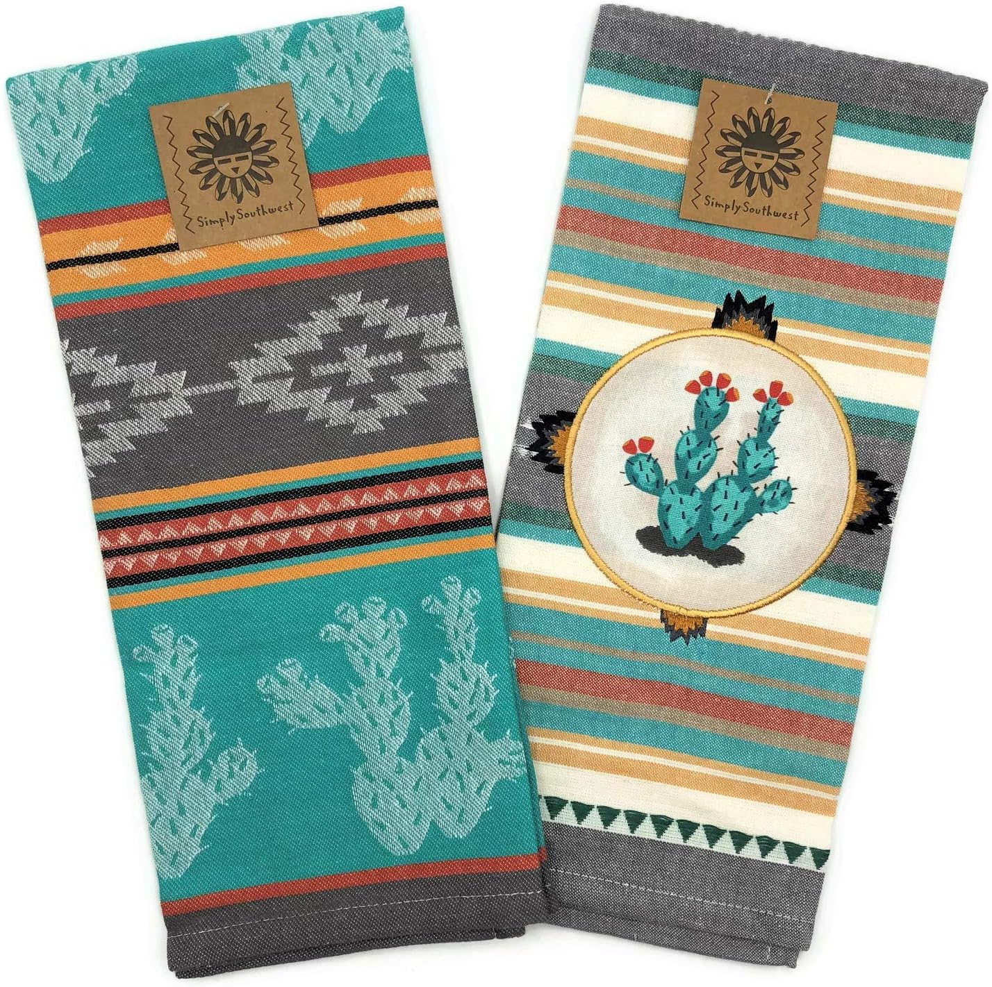 Amazon.com: Kay Dee Designs Southwest Craze Appliqued and Jacquard Tea ...