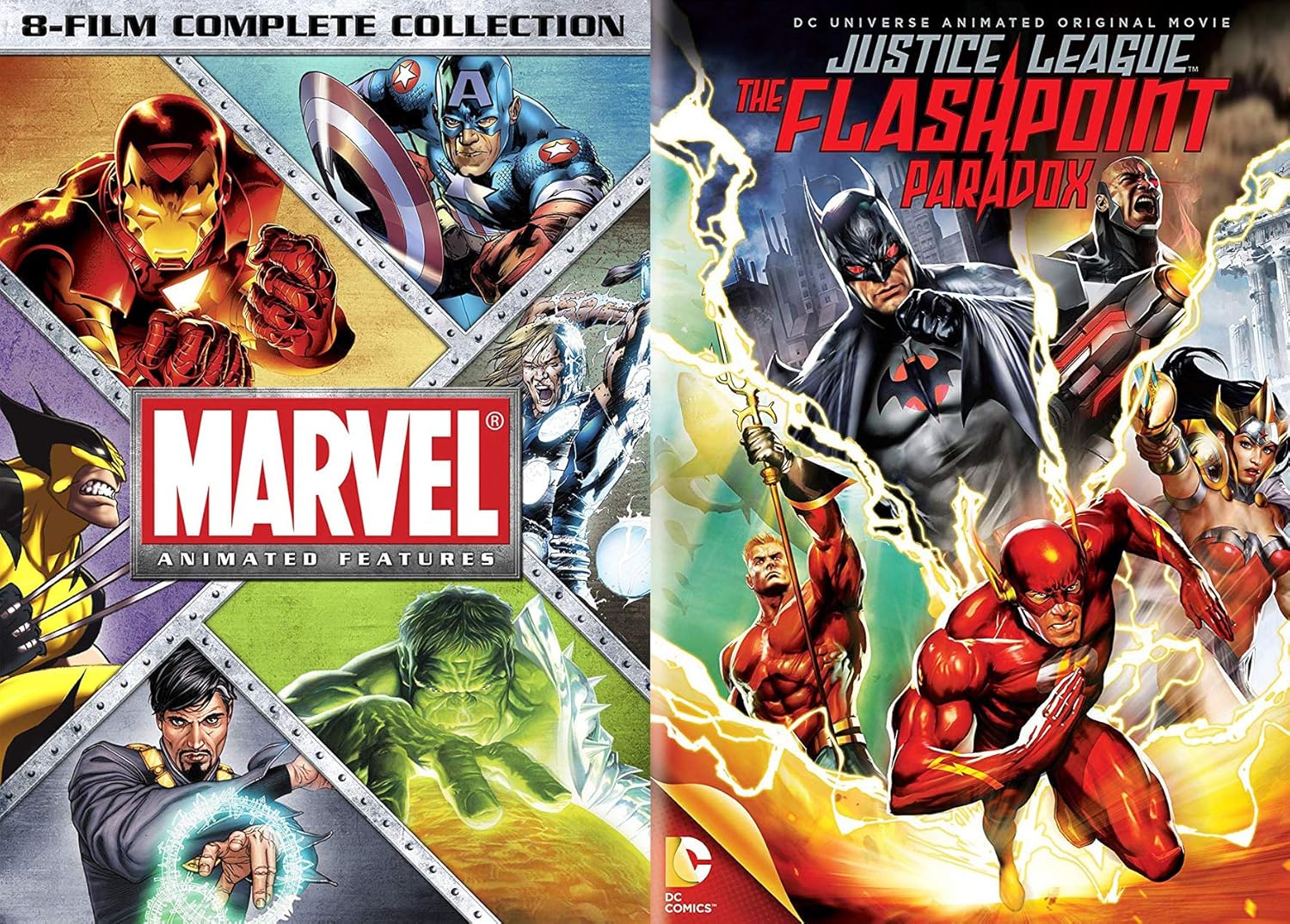 Marvel Universe Vs. DC Universe Animated Full Feature Bundle - Marvel ...
