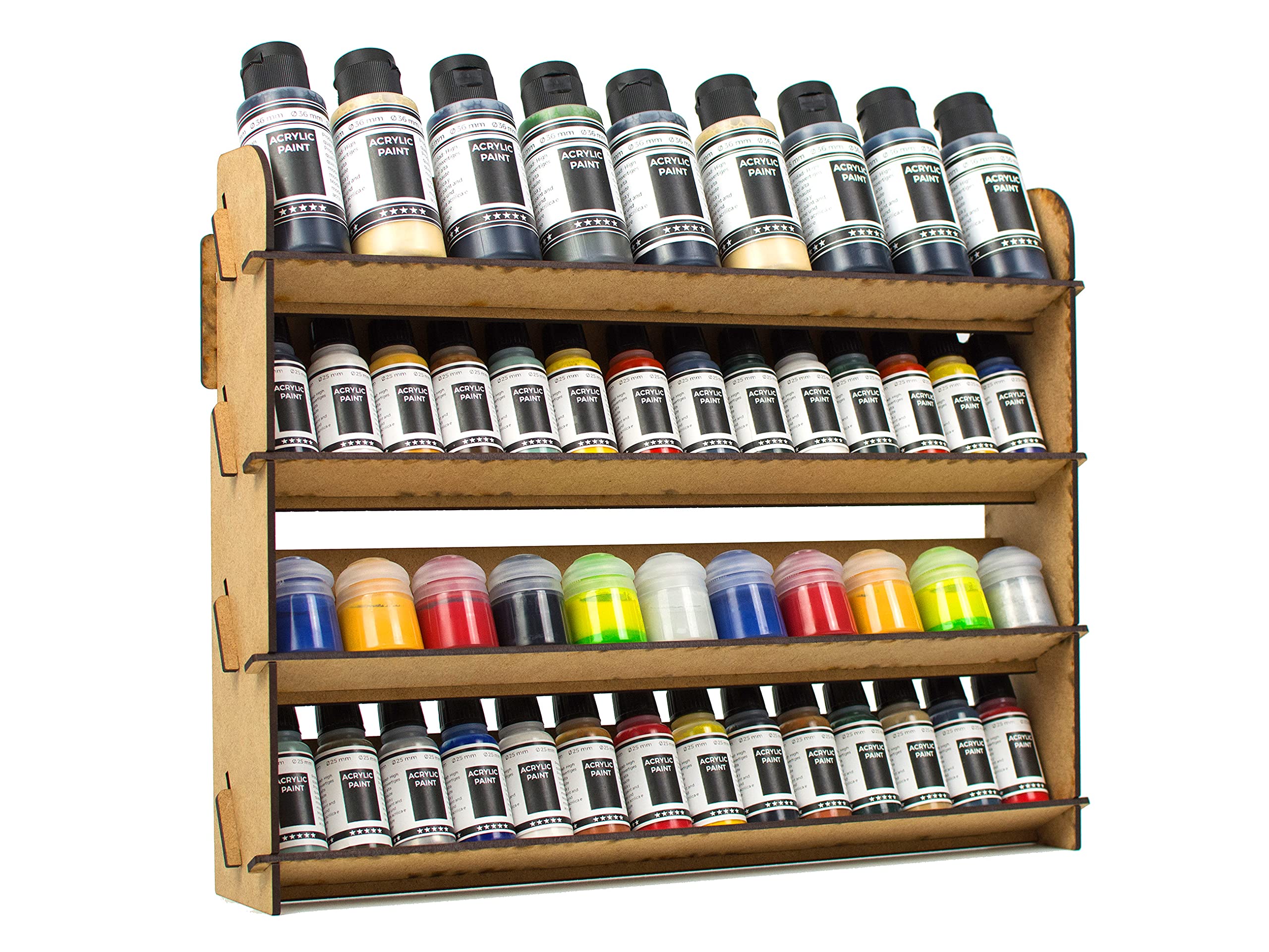 Buy PROSCALE Paint Rack for model paints. Hobby craft Citadel Vallejo ...