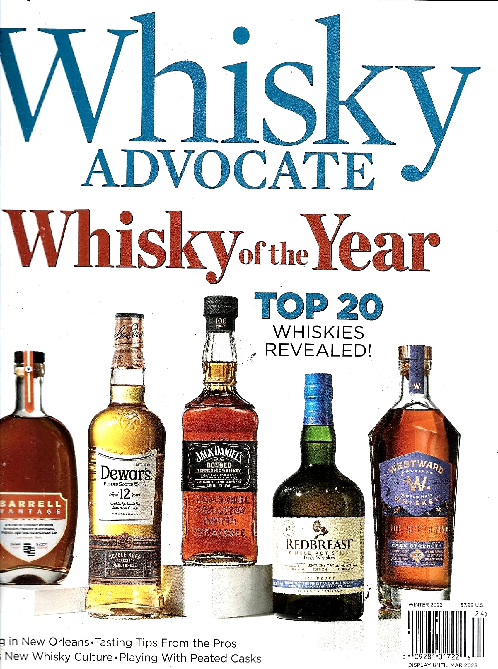 WHISKY ADVOCATE Magazine Winter 2022 WHISKY OF THE YEAR: WHISKY ...