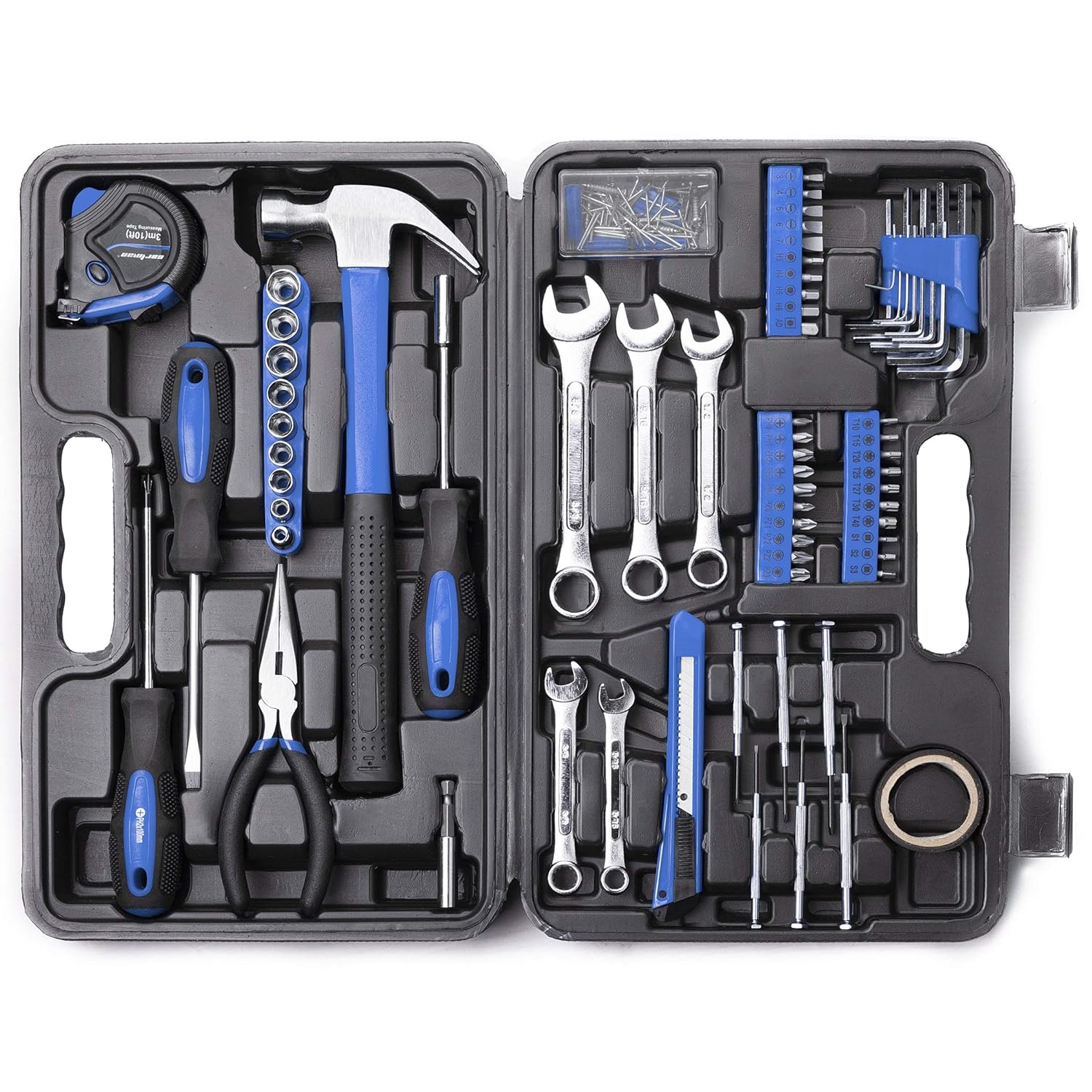 CARTMAN 148Piece Tool Set General Household Hand Tool Kit with Plastic ...
