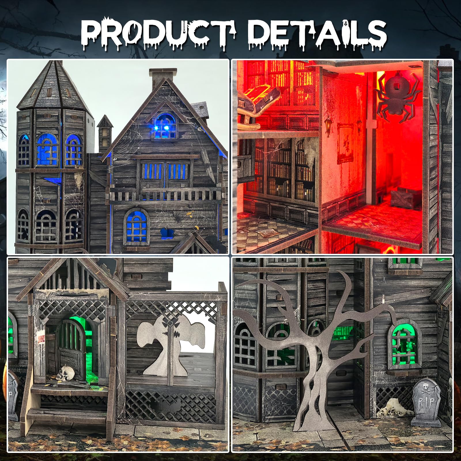 Printable Haunted House Model Kits