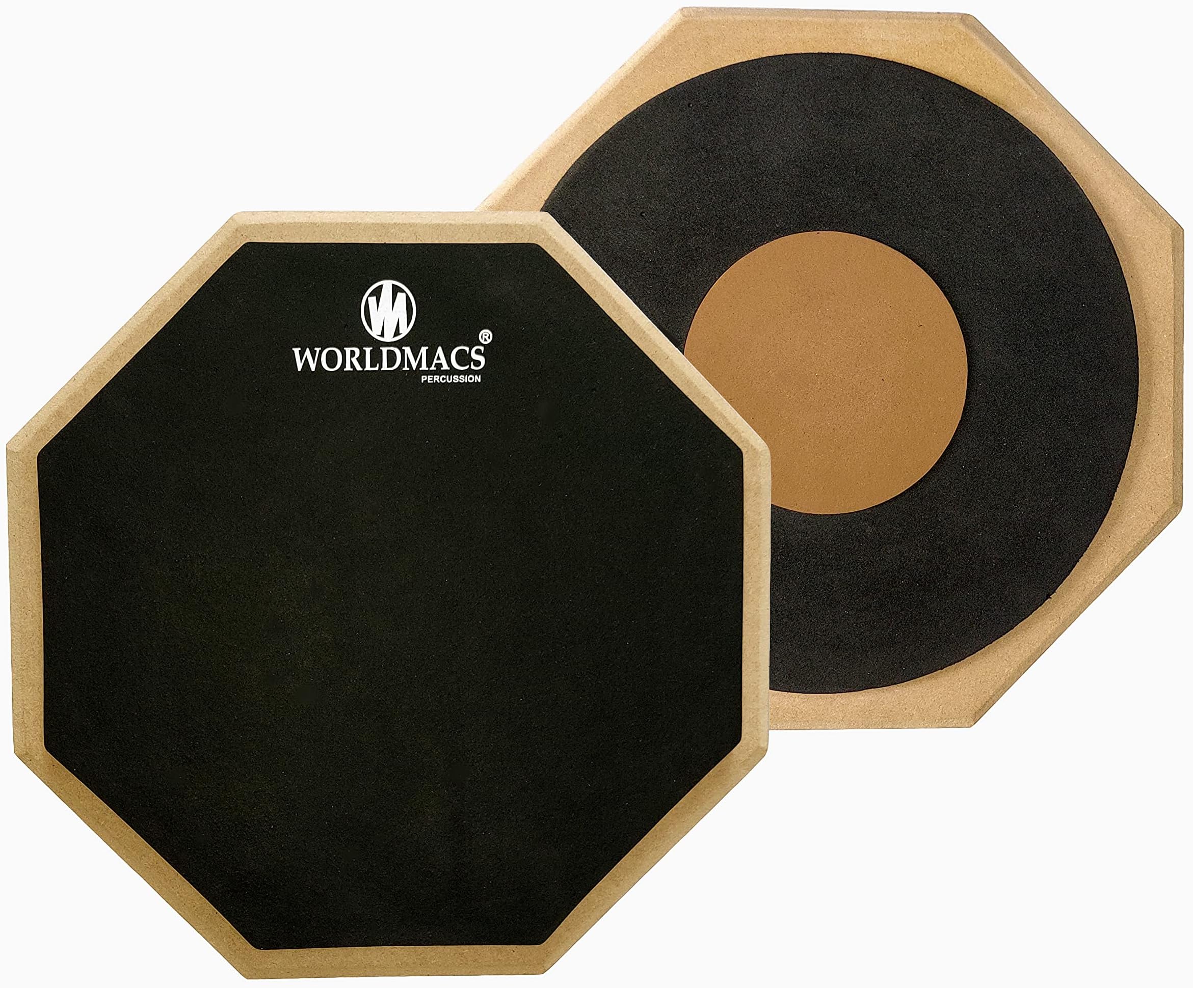 Clapbox Drum Practice Pad - 12 inches, Black (Practice pad only ...
