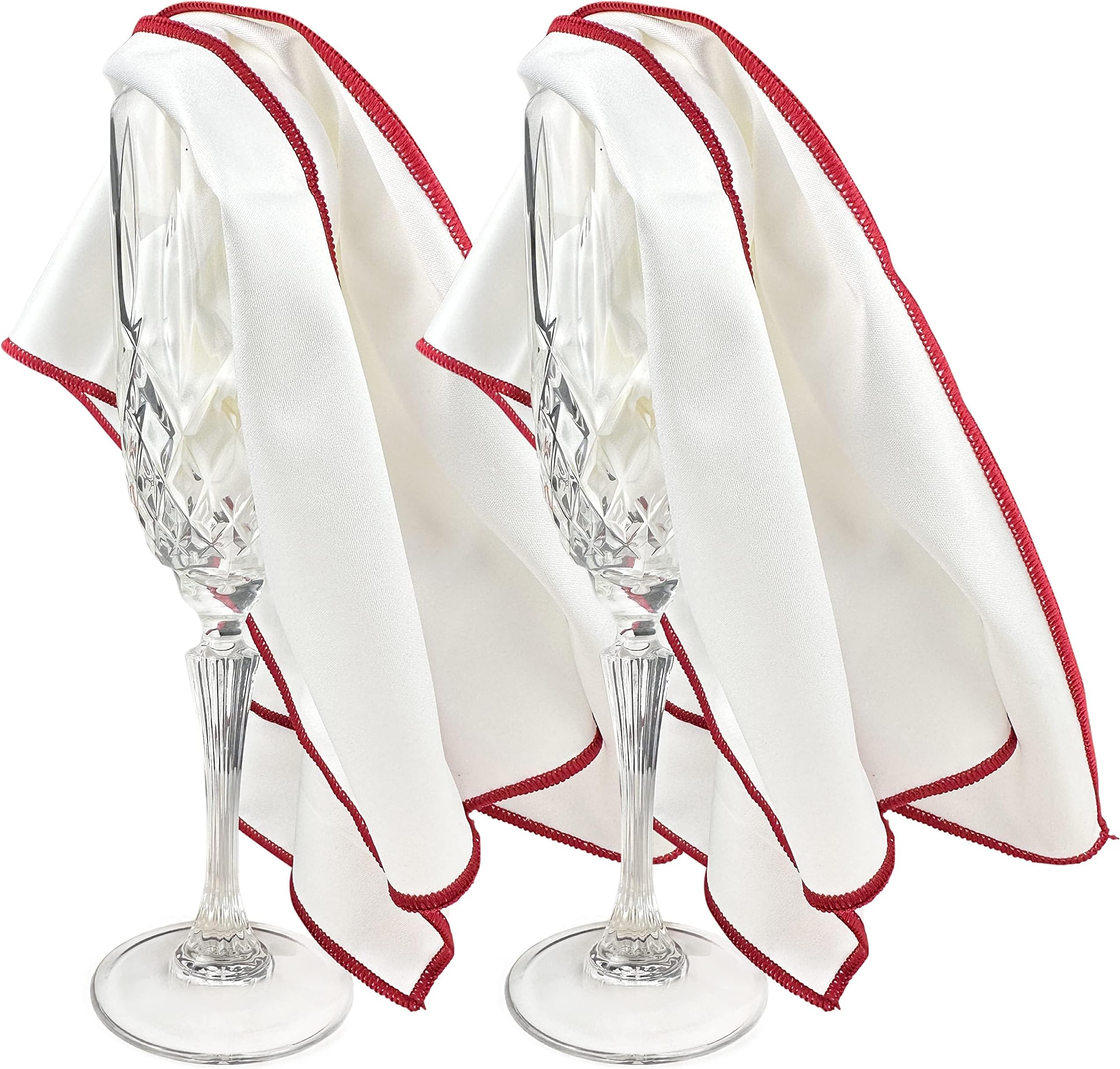 Amazon.com: Fox Trot Large Microfiber Polishing Cloths (2 Pack White ...