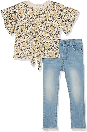 Amazon.com: Jessica Simpson Baby Girls Pant Two Piece Set, Multi, 2T US ...