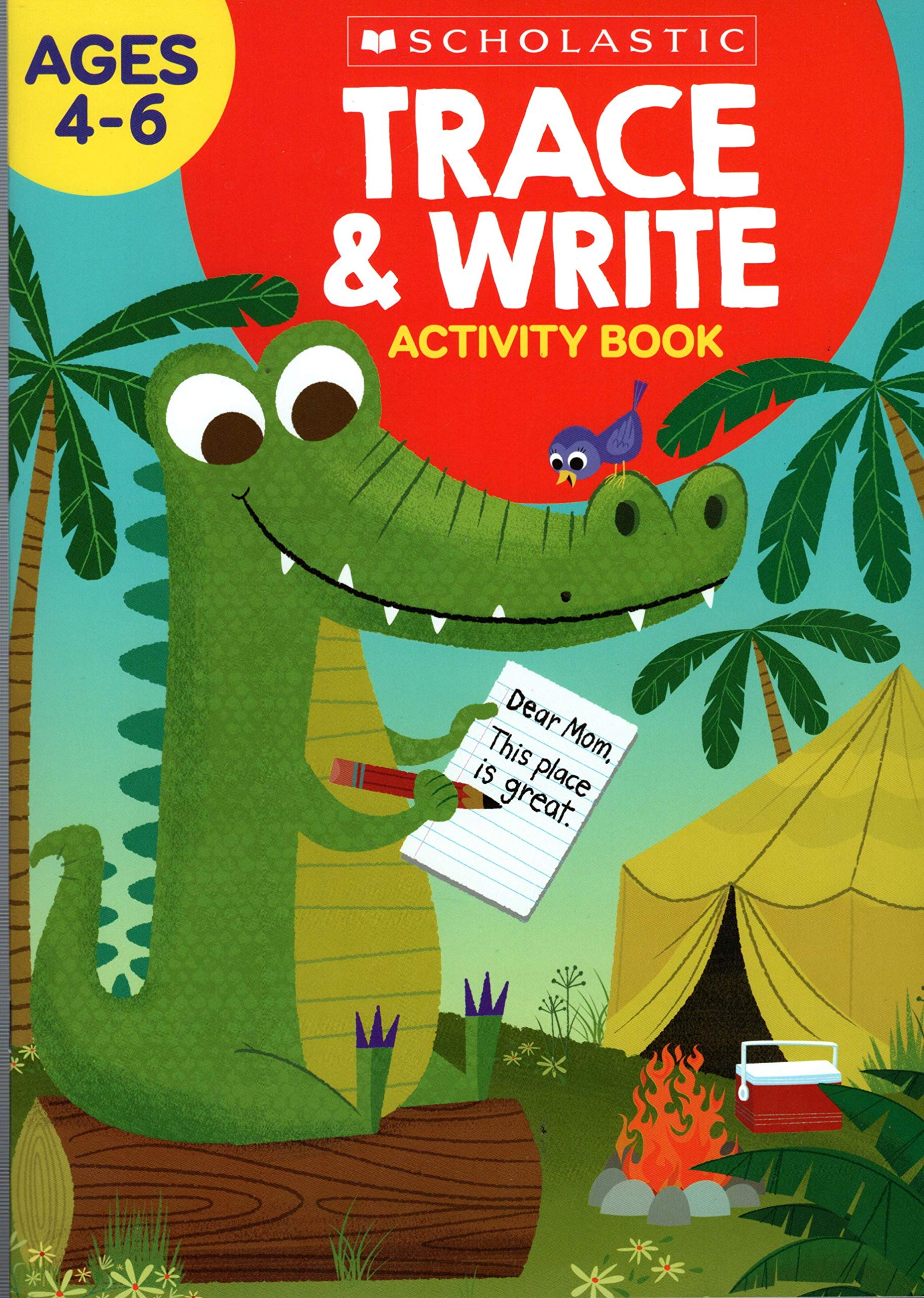 Amazon.com: Scholastic - Trace & Write - Educational Workbooks Ages 4 ...