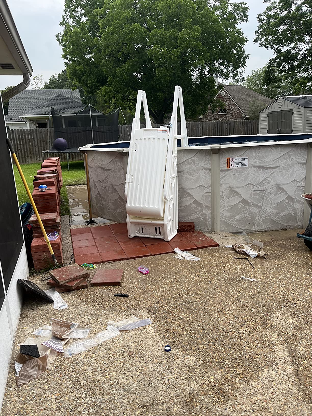 $46/mo - Finance Vinyl Works AF Adjustable 24 Inch Ladder for Above ...