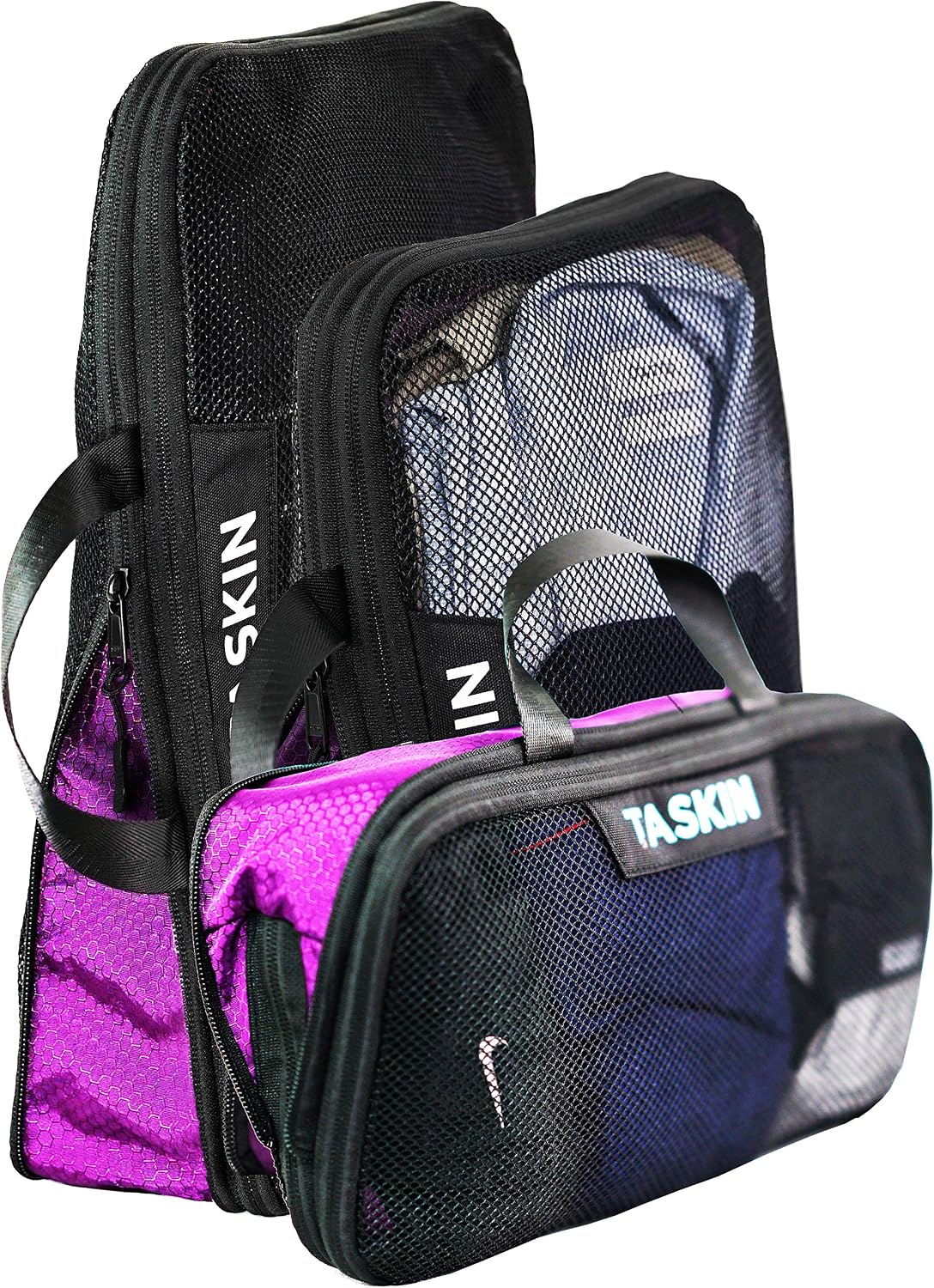 Amazon.com | Ultralight Clear-View Compression Packing Cubes with ...