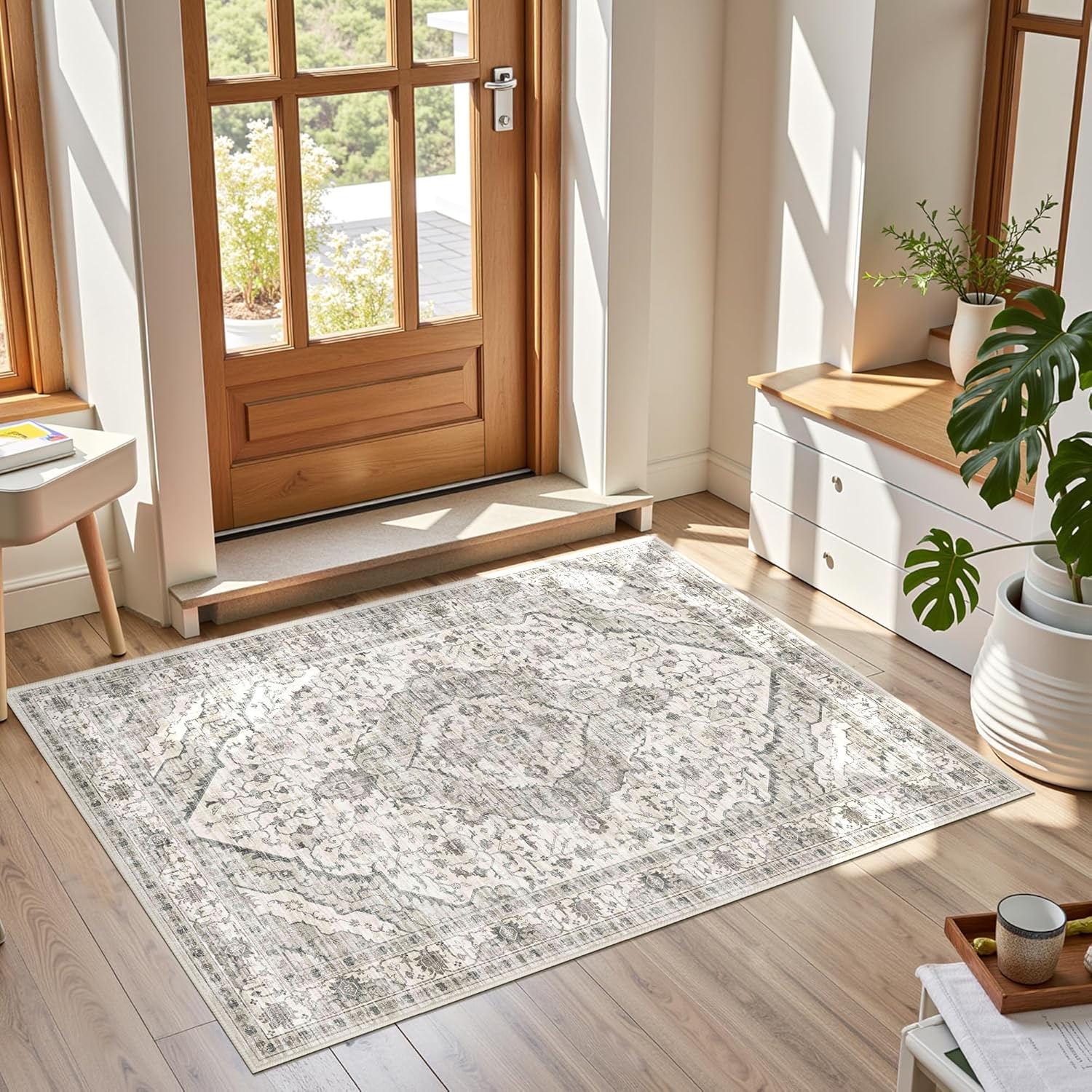 Amazon.com: Deerly Boho 2x3 Area Rug Entryway Rugs for Bedroom Bathroom ...