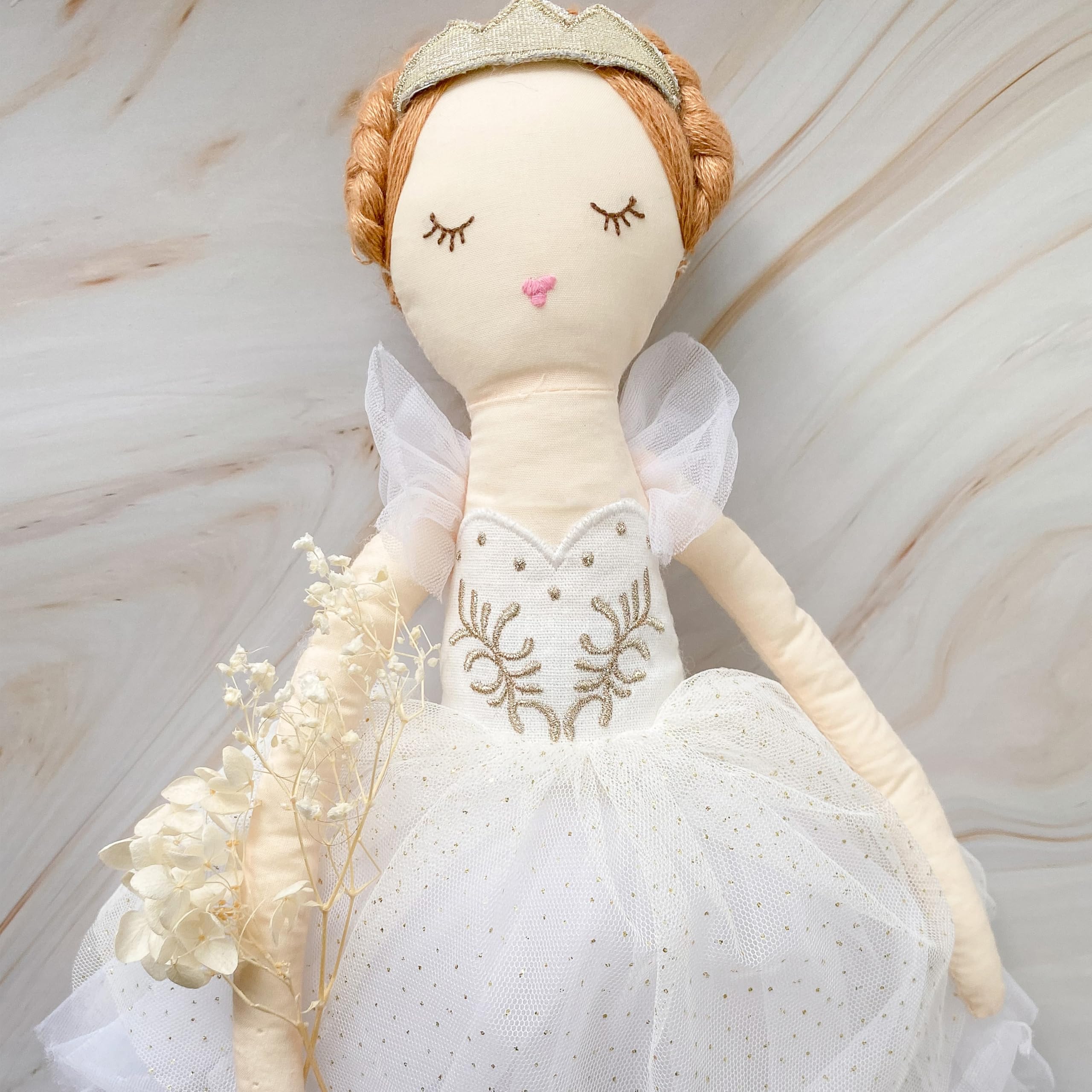 MON AMI Natalia The Prima Ballerina Soft Doll 22/56cm | Plush Ballerina ...