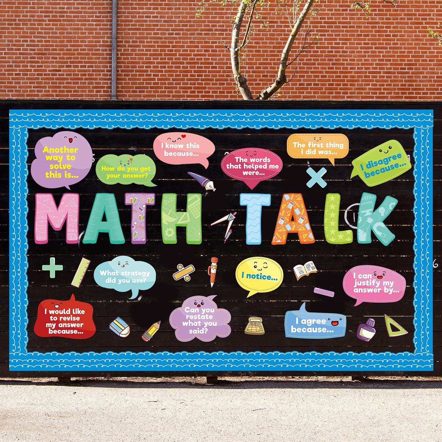 Fancy Land Math Talk Bulletin Board Set for Philippines | Ubuy