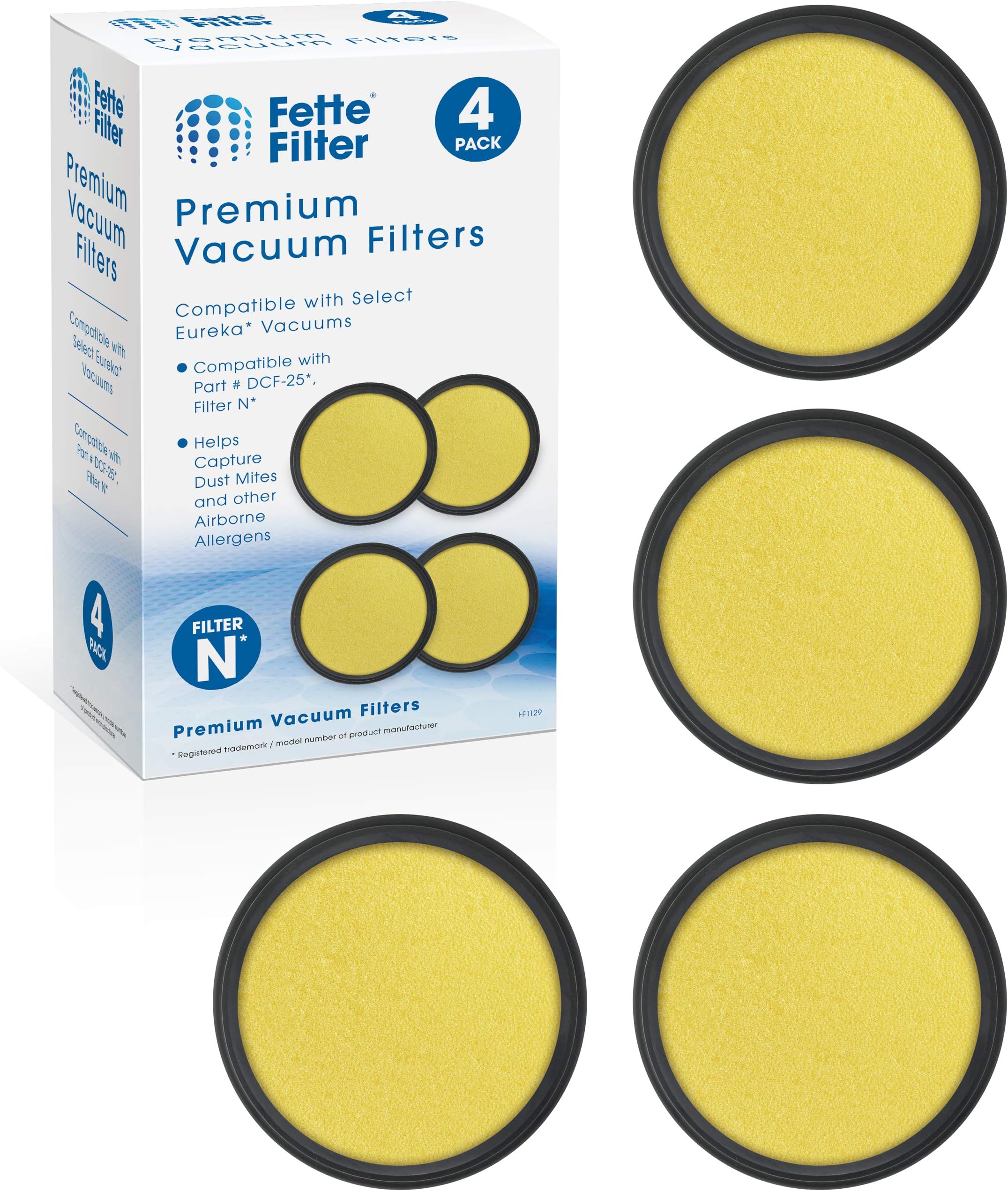 Amazon.com - Fette Filter - Vacuum Filter Compatible with Eureka DCF-21 ...