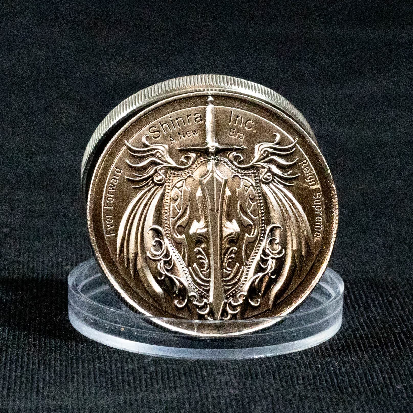 Snapklik.com : Final Fantasy 7 Remake Rufus Shinra Coin Cosplay Prop 3D ...