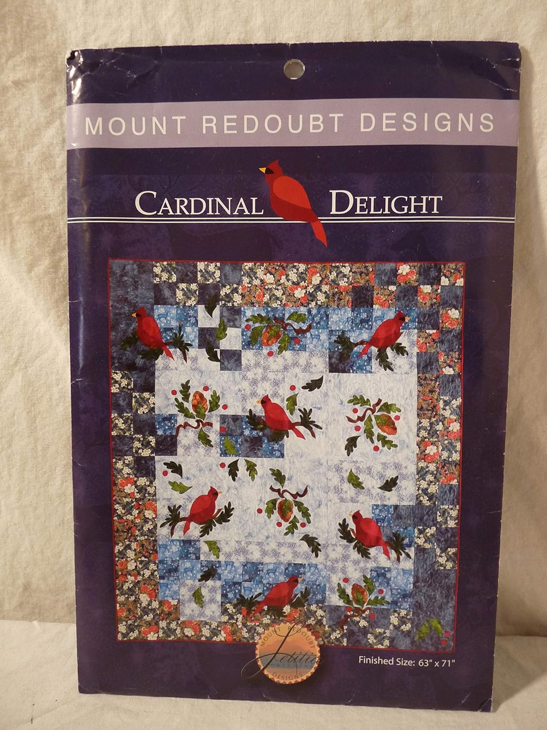 Amazon.com: Cardinal Delight Quilt Pattern : Home & Kitchen