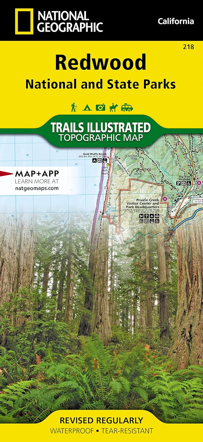 Redwood National and State Parks Map (National Geographic Trails ...