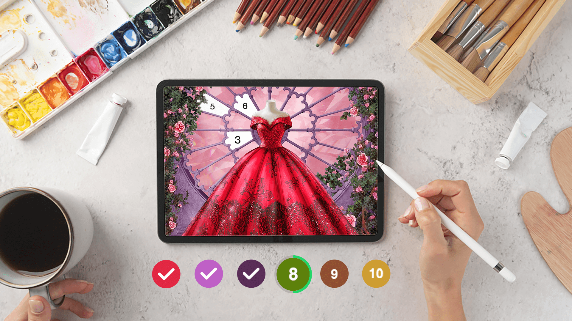 Tap Color - Color By Number - App on Amazon Appstore