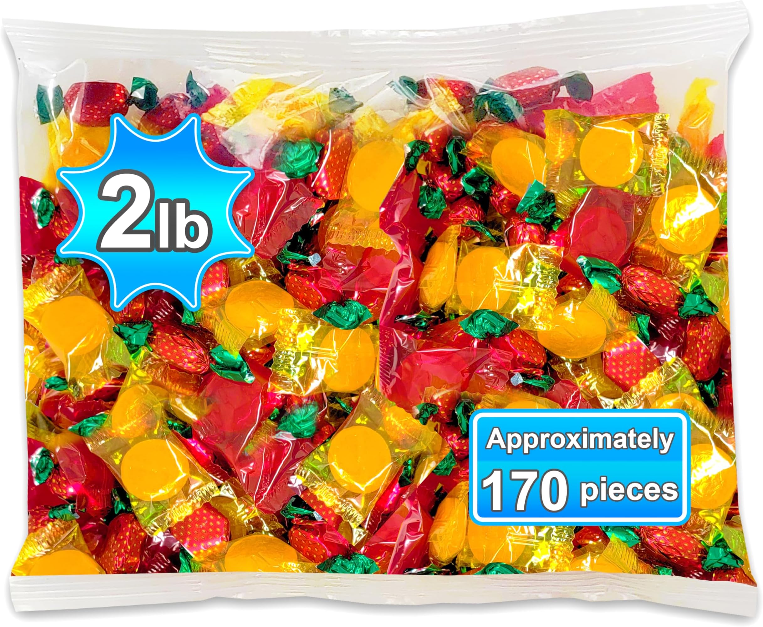 Amazon.com : Old Fashioned Hard Candy Assortment, Individually Wrapped ...