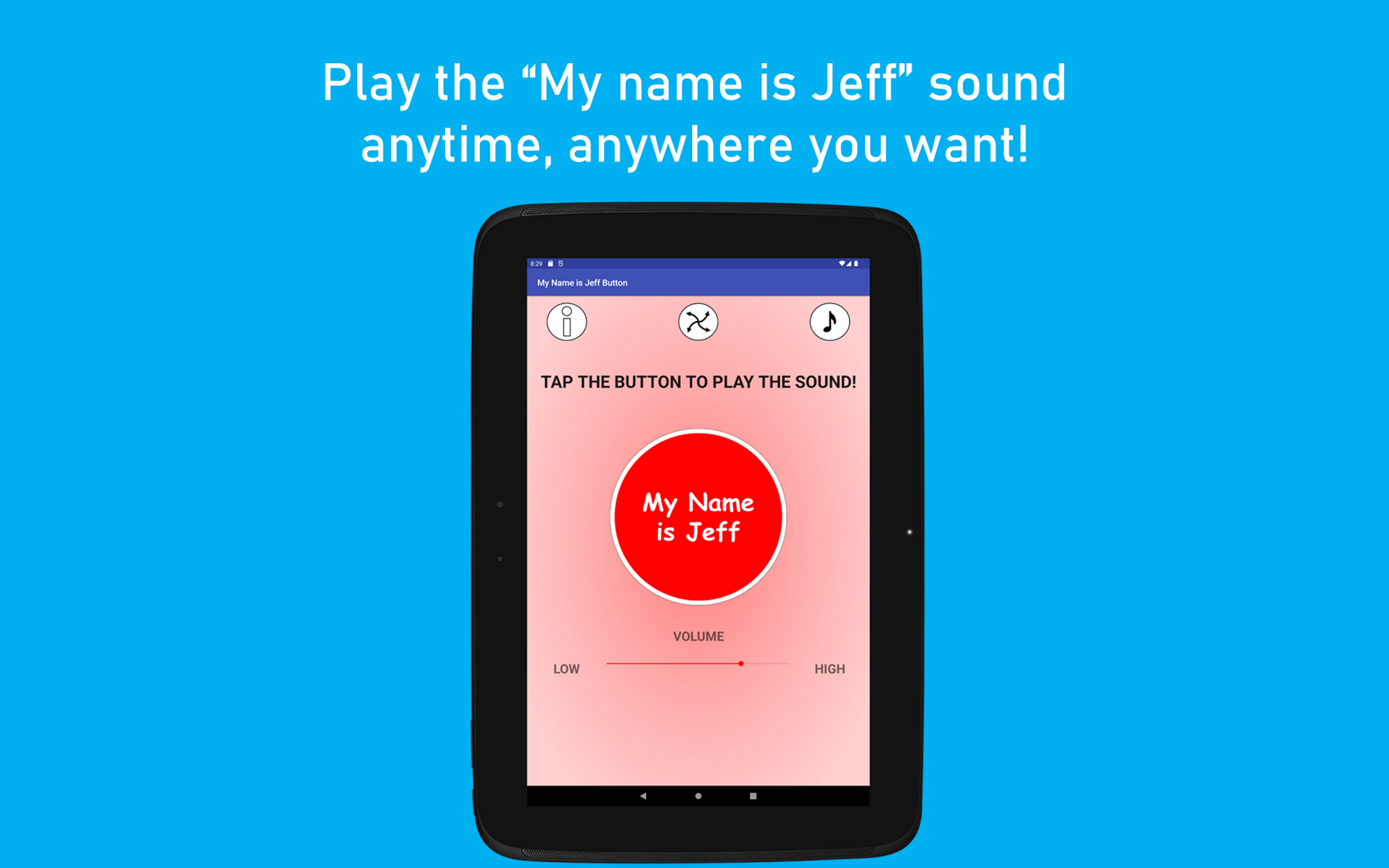 My Name is Jeff Button - App on Amazon Appstore