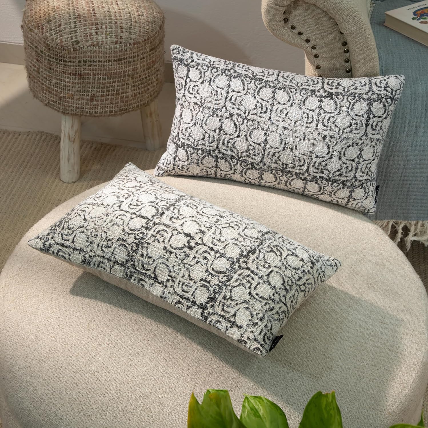 Amazon.com: HOME WIBE Handblock Printed Vintage Indian Cotton ...