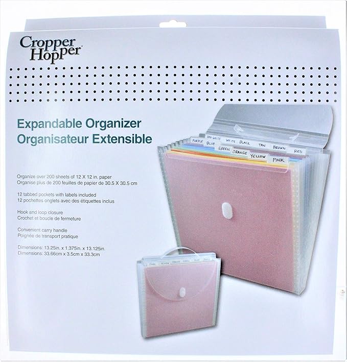 Amazon.com: Advantus Cropper Hopper Expandable Paper Organizer, Frost ...
