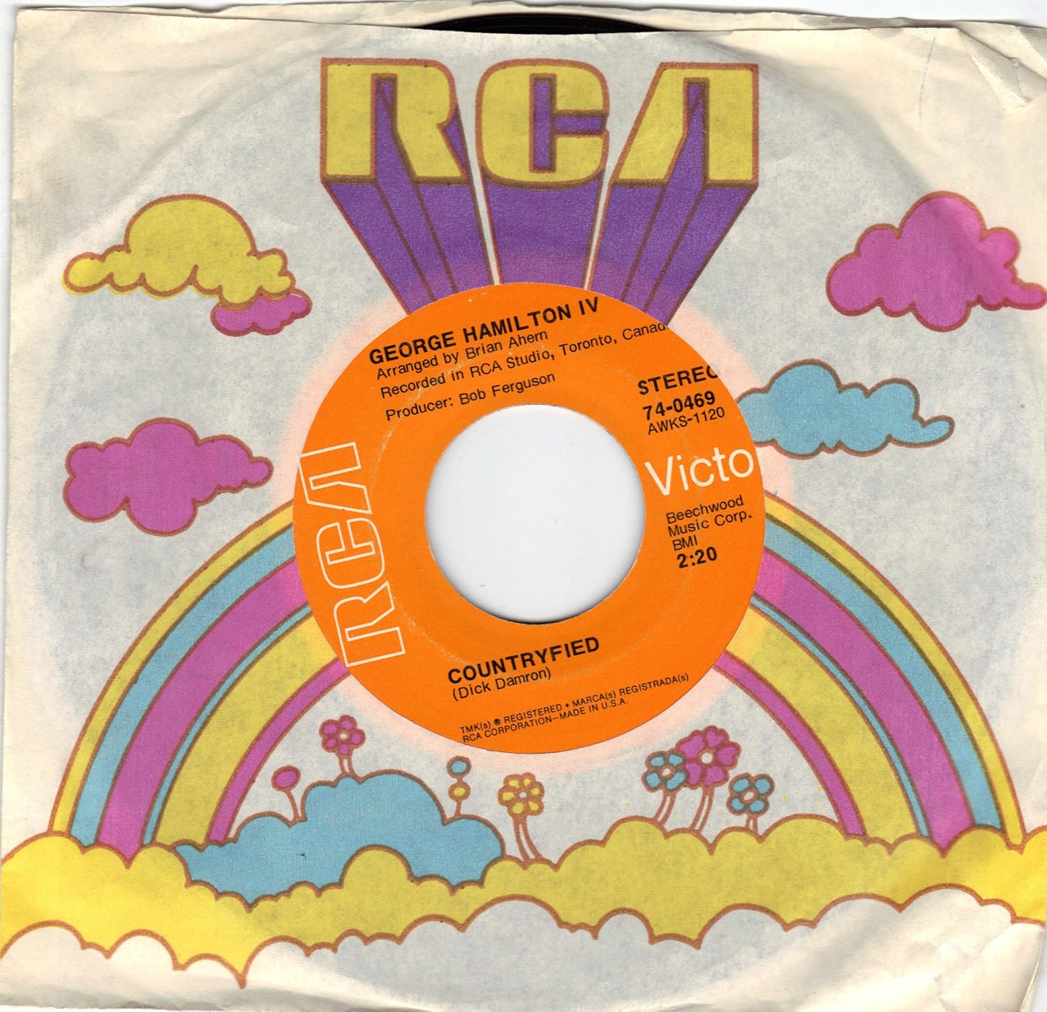 George Hamilton, IV - HAMILTON, George, IV/Countryfied/45rpm PROMO ...