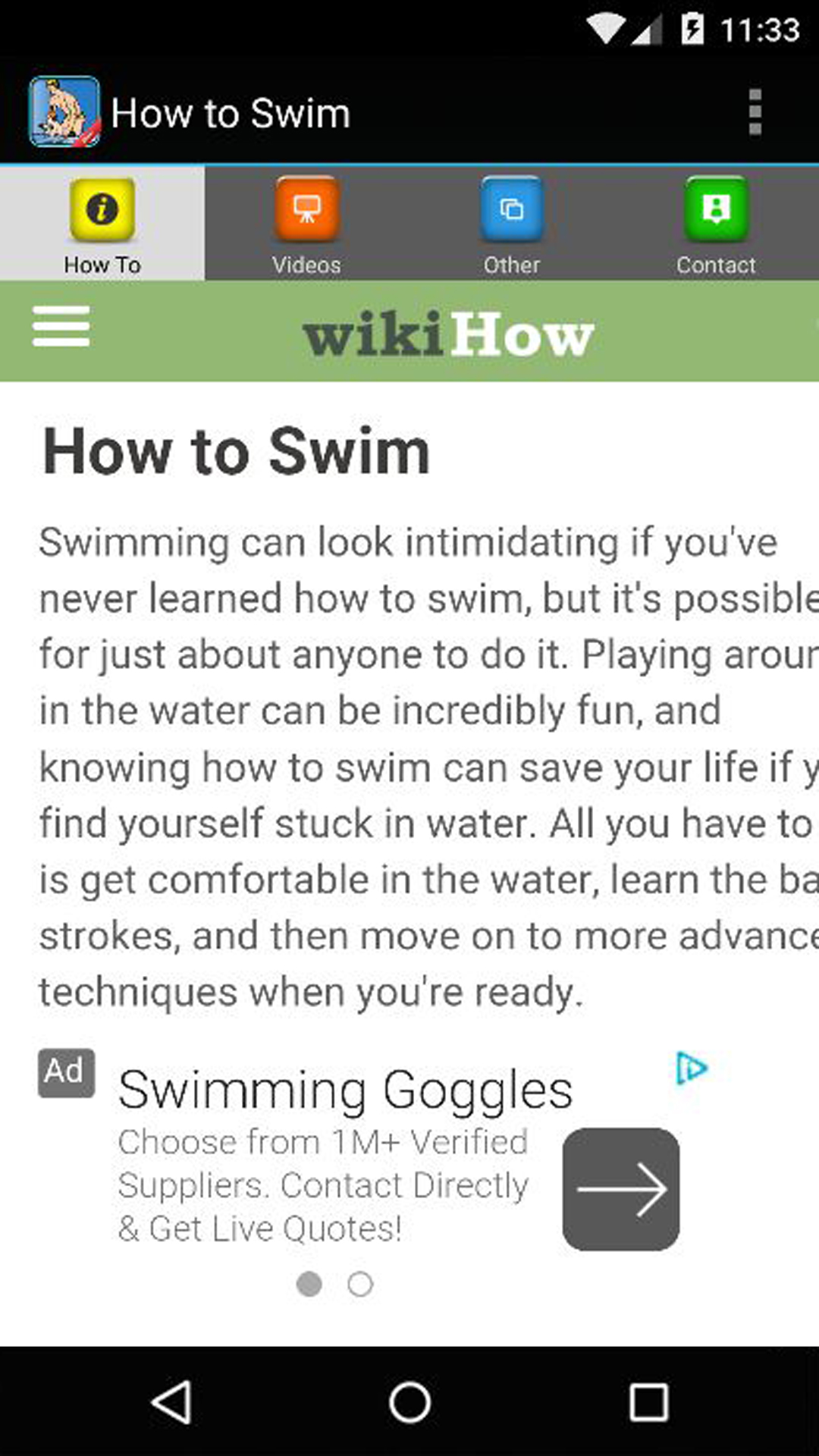 How to Swim in Swimming Pools - App on Amazon Appstore