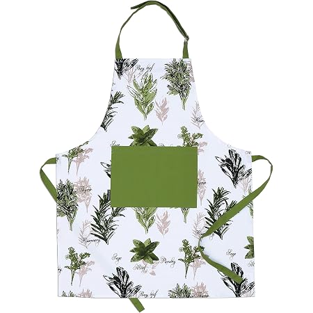Amazon.com: Pimpernel - Botanic Garden Cotton Apron - Machine Washable ...