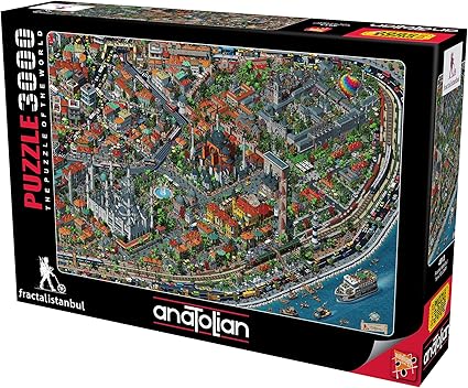 Amazon.com: Anatolian Puzzle - Fractal Istanbul, 3000 Piece Jigsaw ...