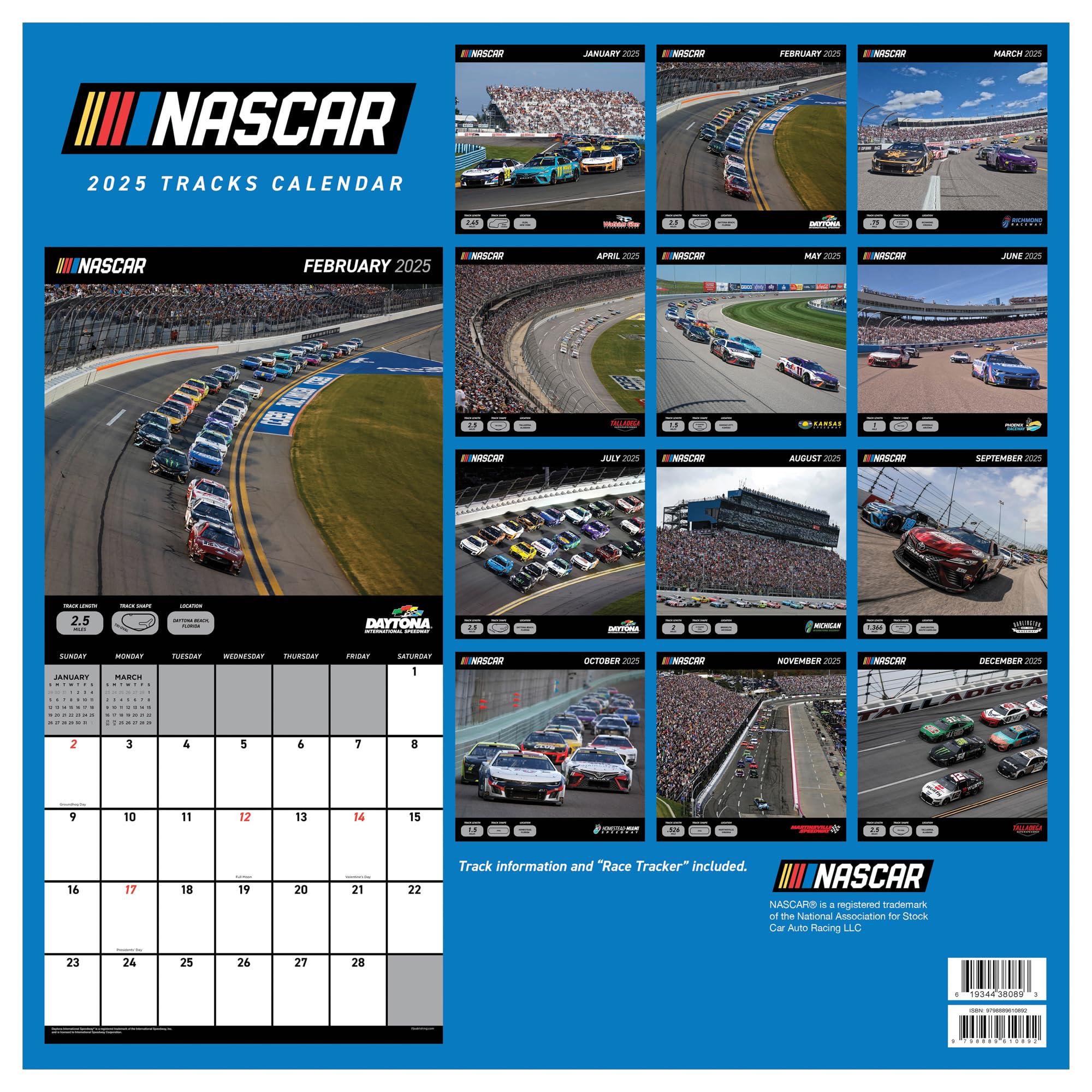 Nascar Schedule Calendar Nascar Calendar Etsy Australia