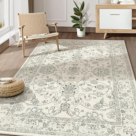 Amazon.com: Area Rugs 9x12 Living Room: Large Machine Washable Area Rug ...