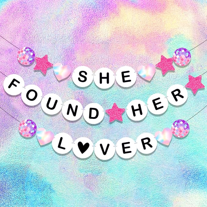 She Found Her Lover Banner Taylor Bachelorette Party Decorations ...