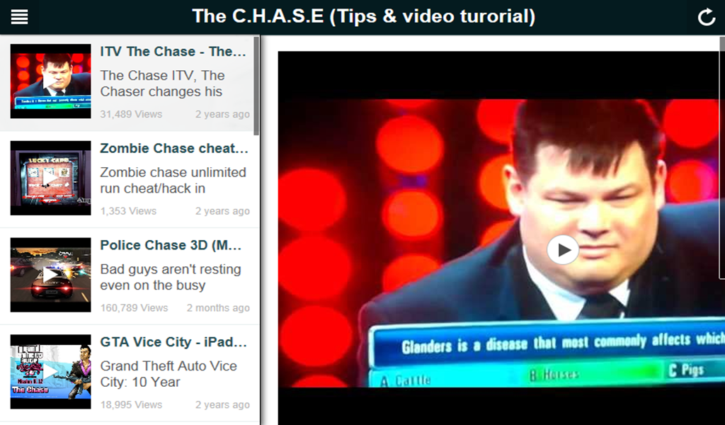 Guide Walkthrough: The C.H.A.S.E (Tips & video tutorial) - App on the ...
