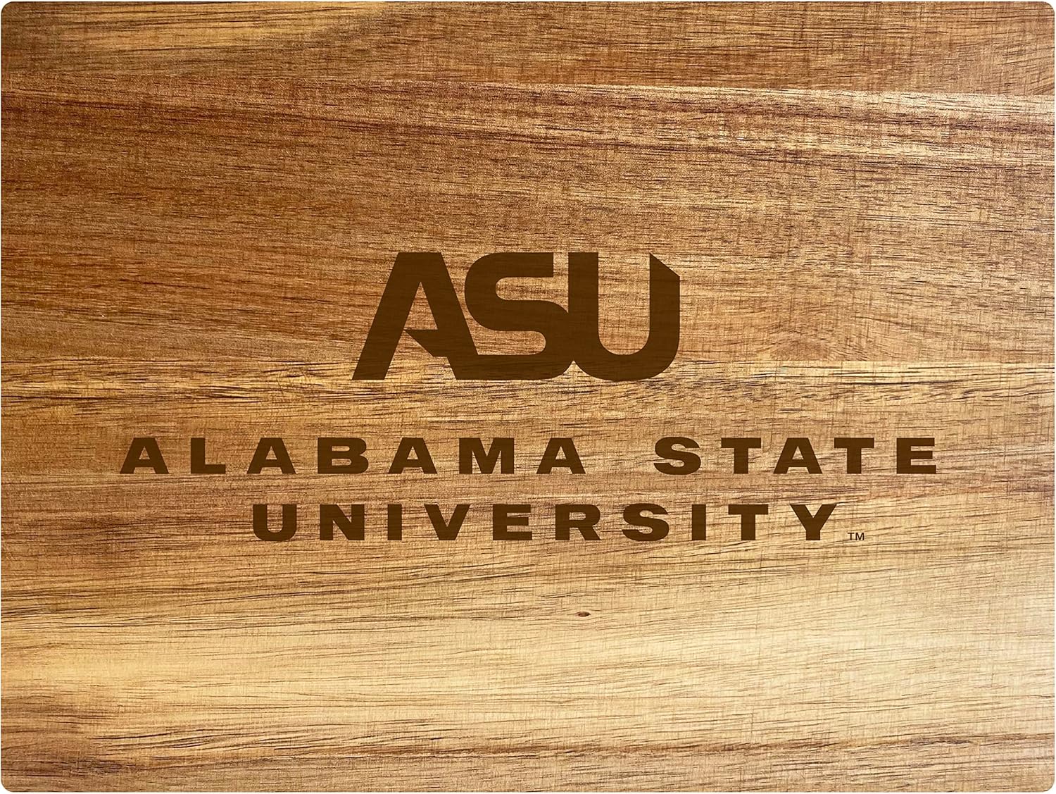 Amazon.com: Alabama State University Small 8" x 6" Engraved Acacia ...