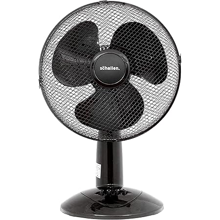 Schallen Home & Office Electric 12" 3 Speed Electric Tilt Oscillating ...