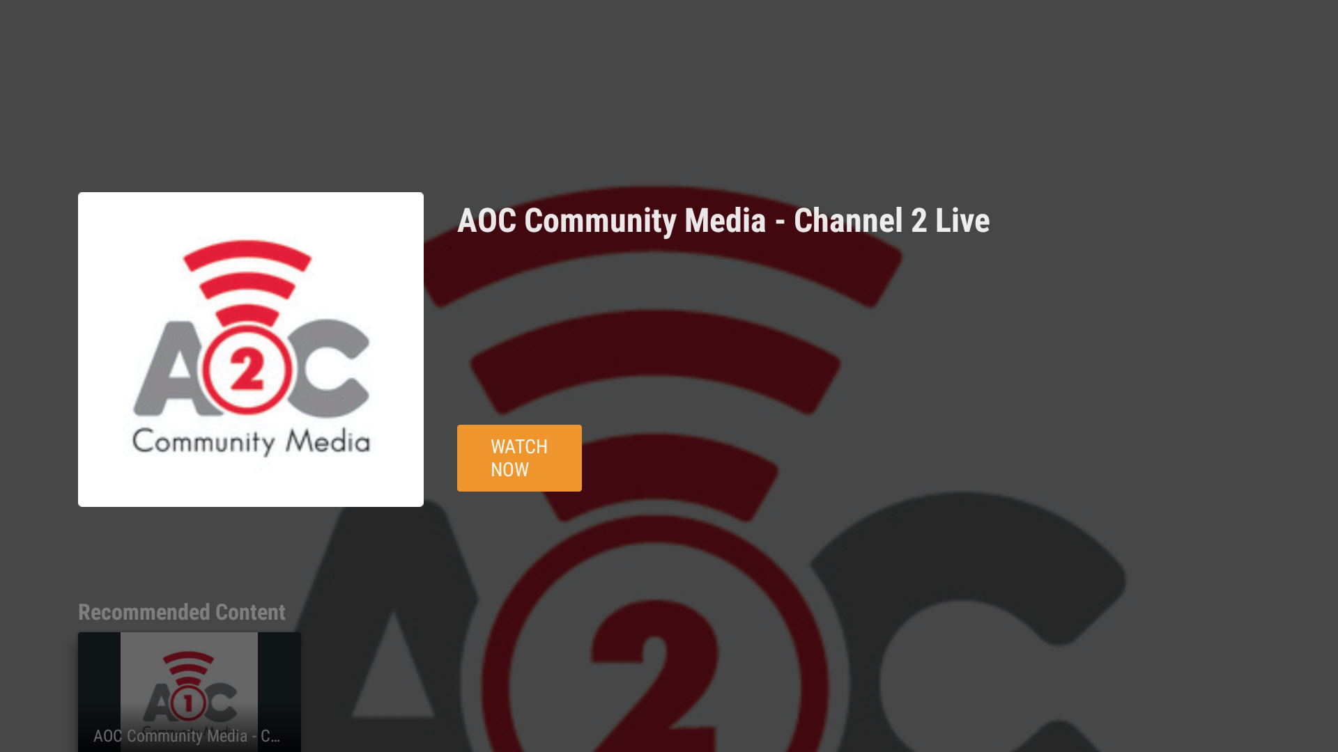 AOC Community Media - App on Amazon Appstore