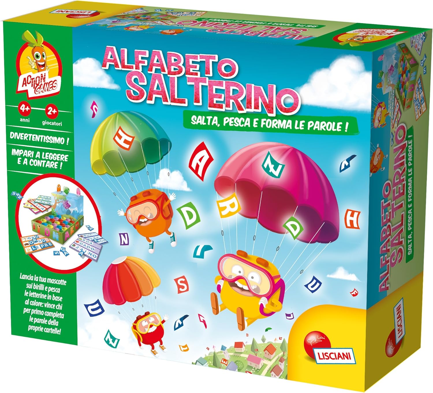 Lisciani Giochi 51717 - Carotina Edu-Action Alfabeto Salterino : Amazon ...