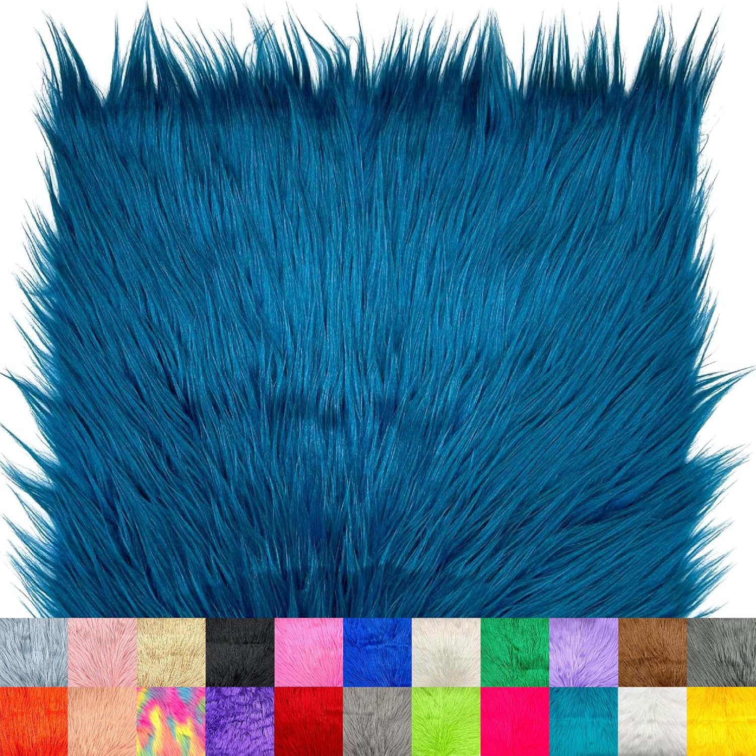 Amazon.com: Ice Fabrics Faux Fur Fabric Squares - 10x10 Inches Pre-Cut ...