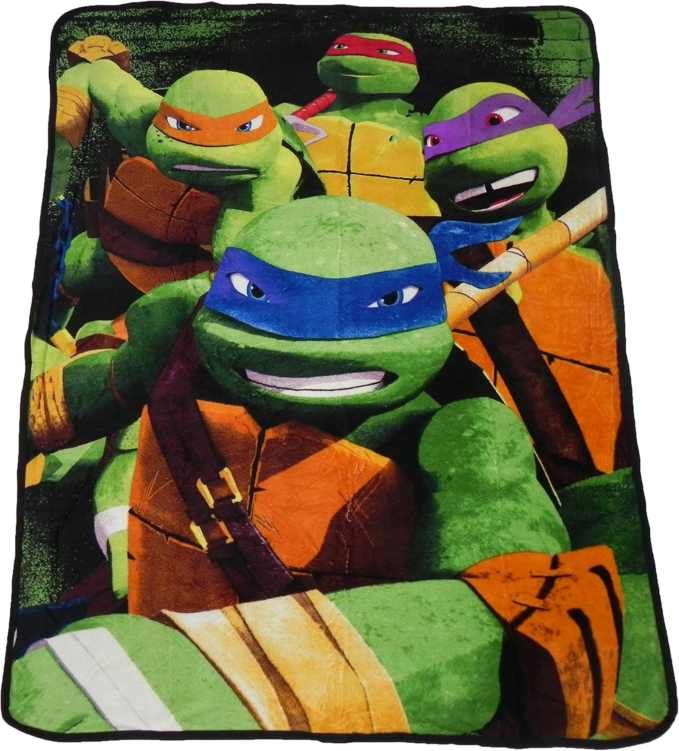 Amazon.com: Teenage Mutant Ninja Turtles Micro Raschel Throw - 46" x 60 ...