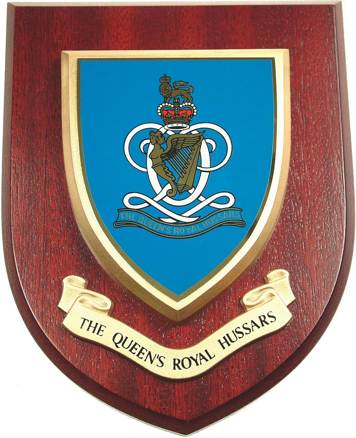 The Queens Royal Hussars Wall / Mess Plaque : Amazon.co.uk: Home & Kitchen
