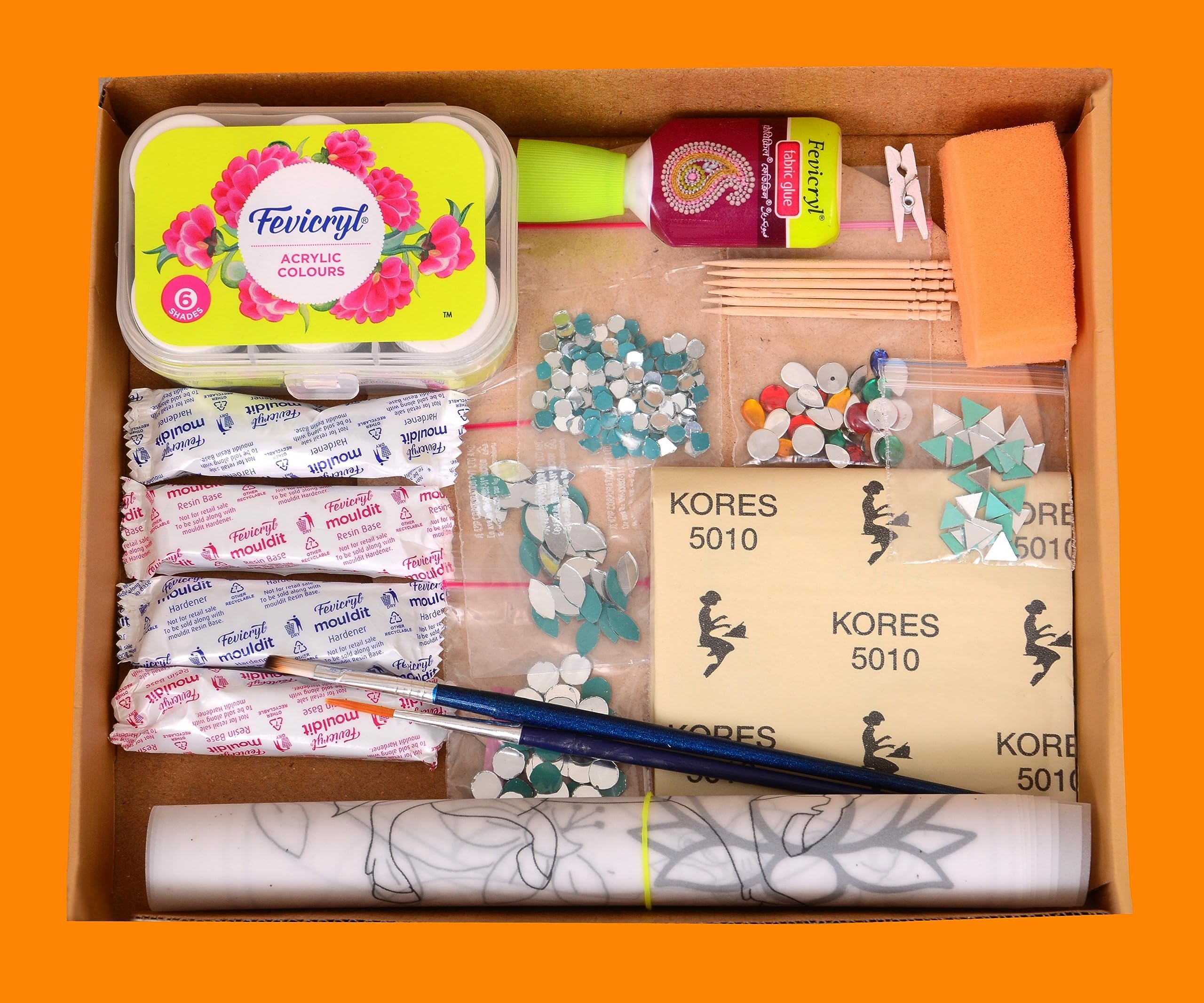 The brown box Lippan Art Kit (Circle),Art and Craft Kit,Craft Kit,Craft ...