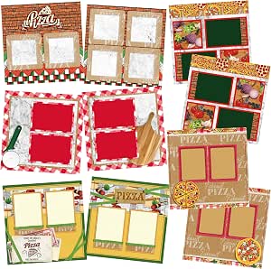Amazon.com: World's Greatest Pizza - Scrapbook Set - 5 Double Page Layouts