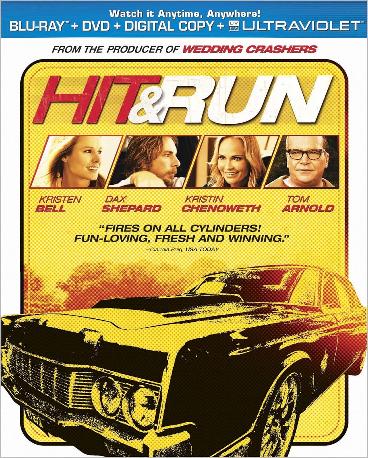 Amazon.com: Hit & Run [Blu-ray] : Kristen Bell, Dax Shepard, Tom Arnold ...