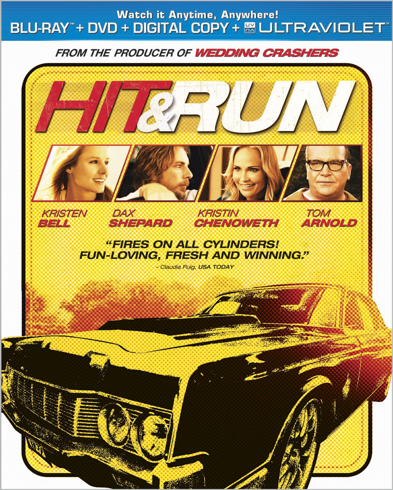 Amazon.com: Hit & Run [Blu-ray] : Kristen Bell, Dax Shepard, Tom Arnold ...
