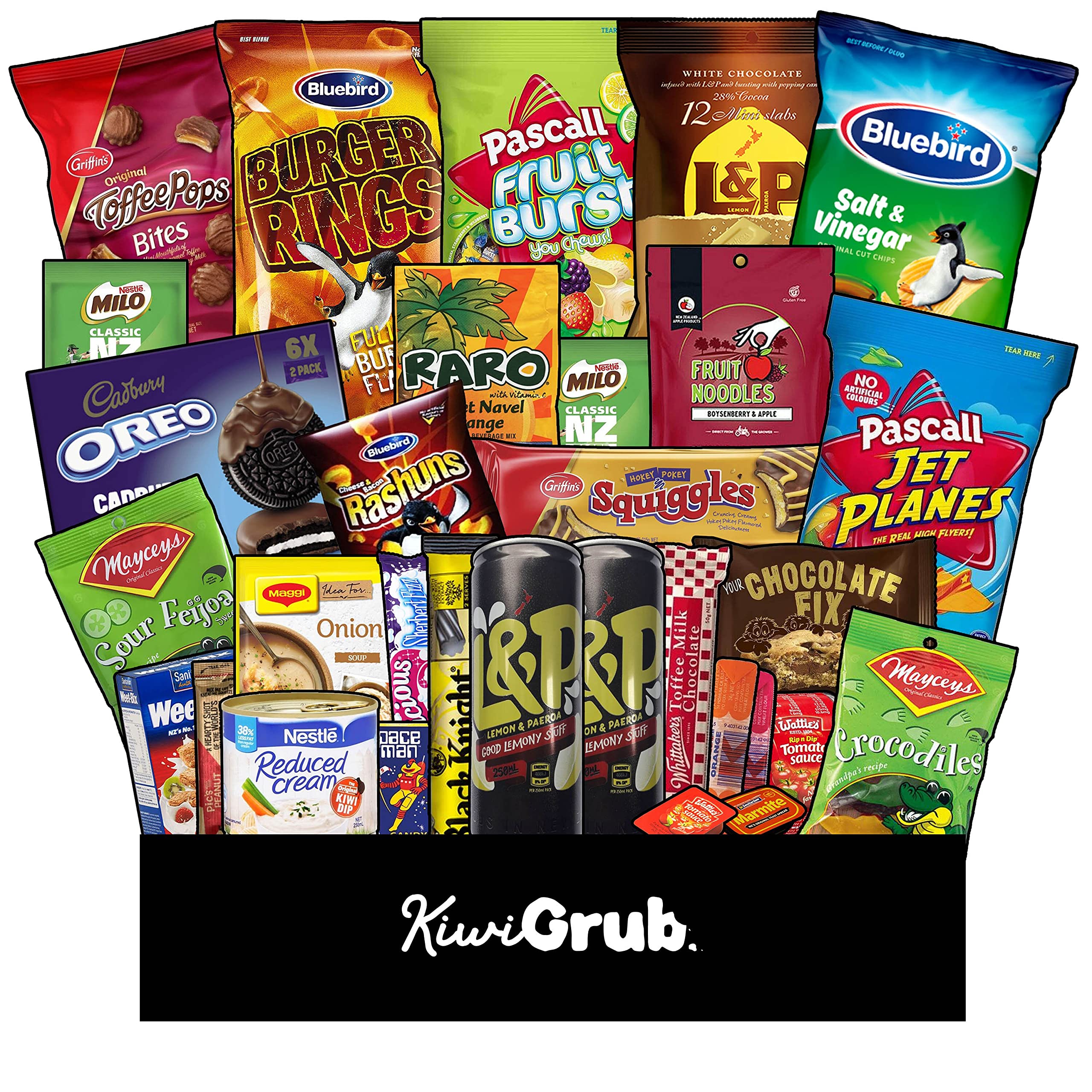 Buy KiwiGrub Ultimate Mega Mixed Snack Box Care Package (75 Count) The ...