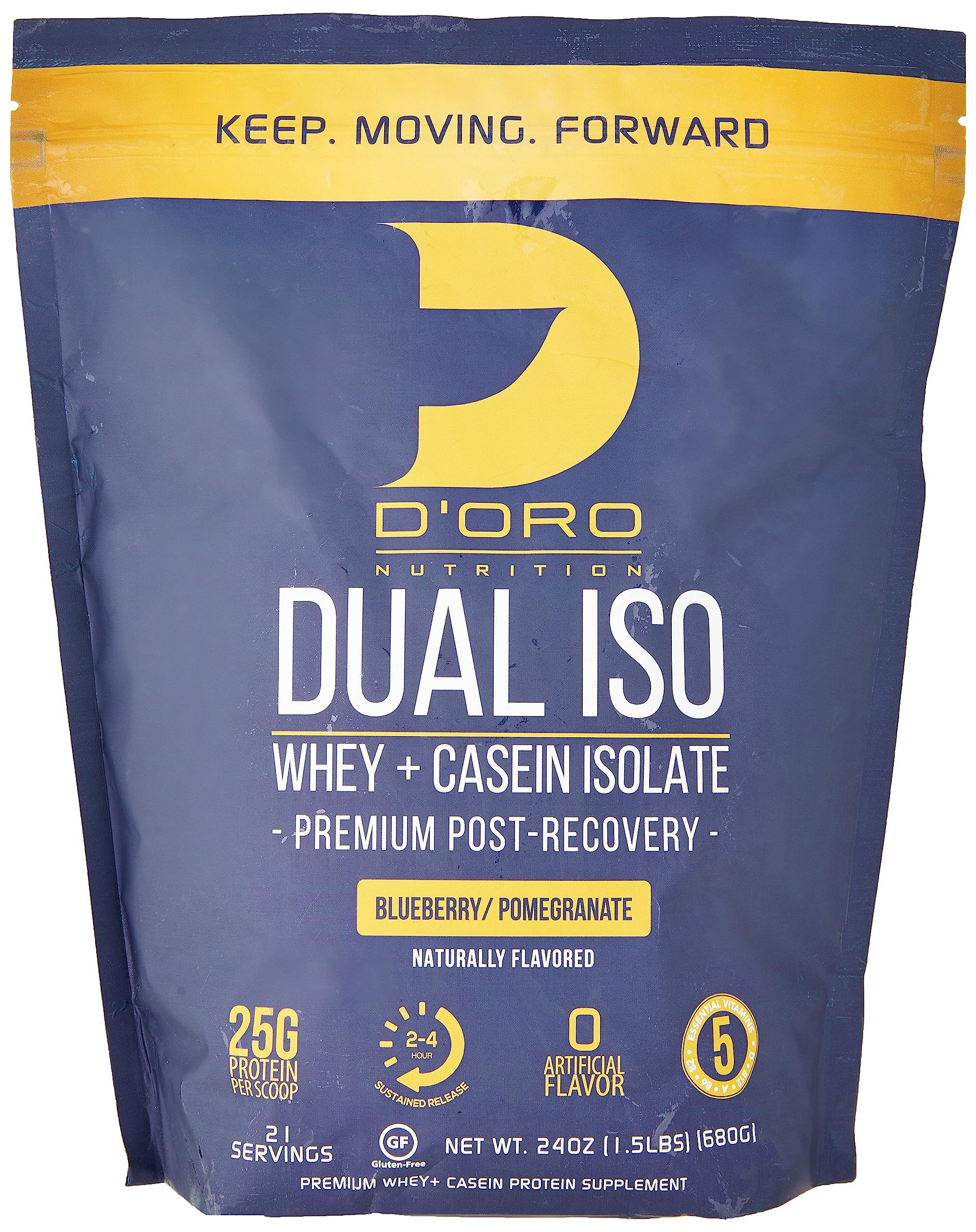 Amazon.com: D’Oro Nutrition - Dual ISO Whey & Casein Isolate Protein ...