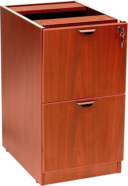 Amazon.com: Boss Full Pedestal File/File, No Top, Cherry : Office Products